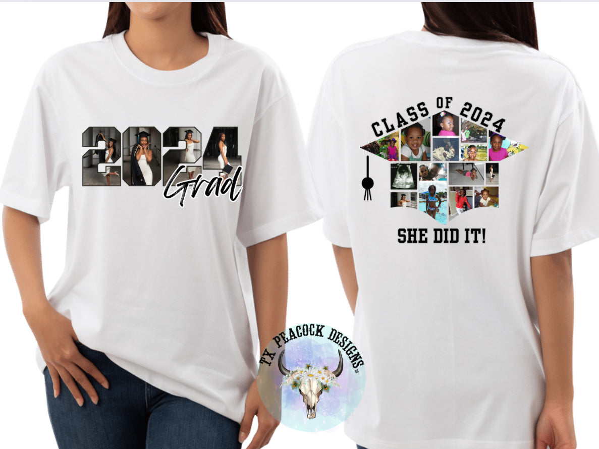 Custom Graduation Shirts – TX Peacock Designs