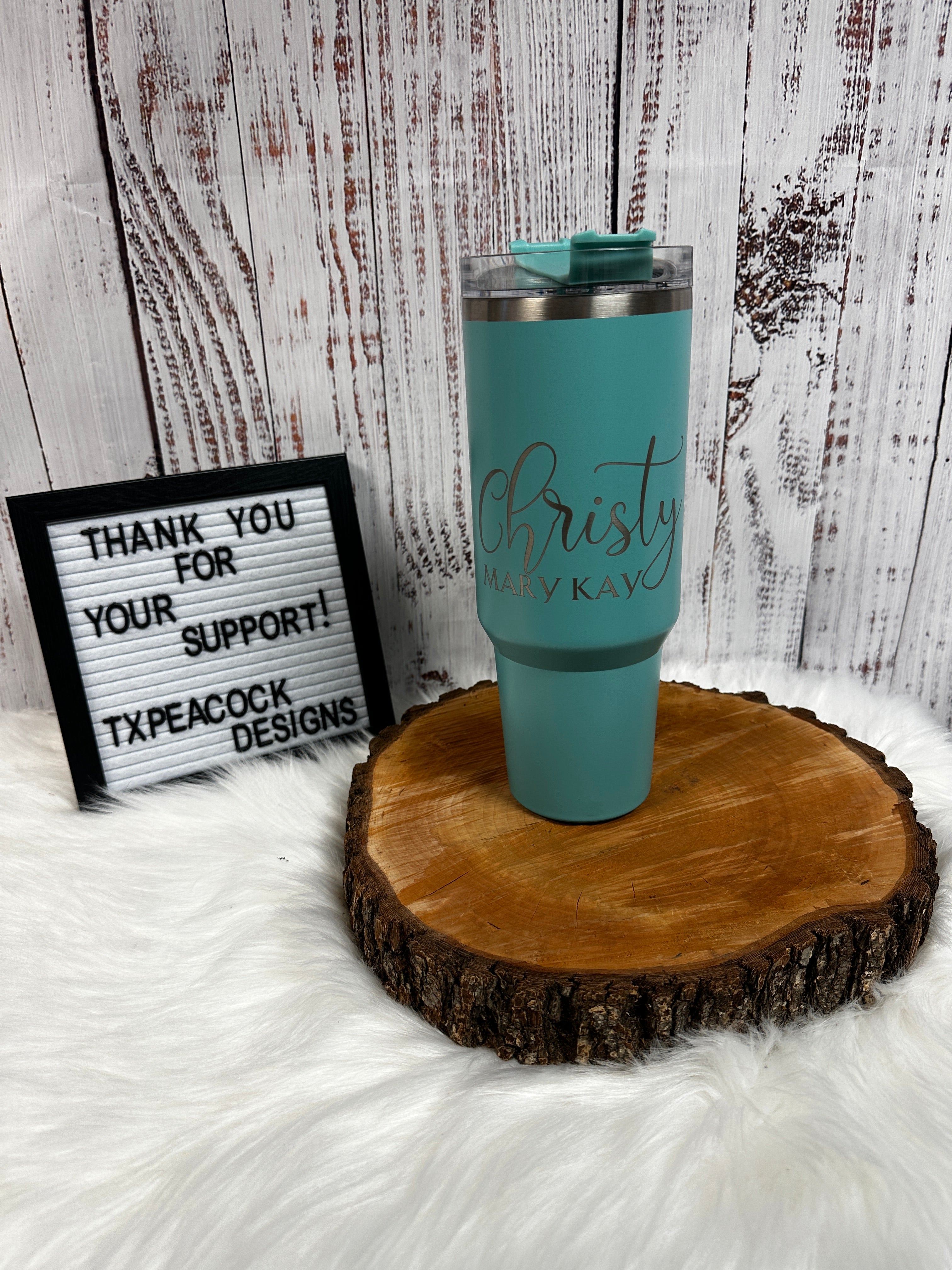 Custom Laser Engraved Tumblers – TX Peacock Designs